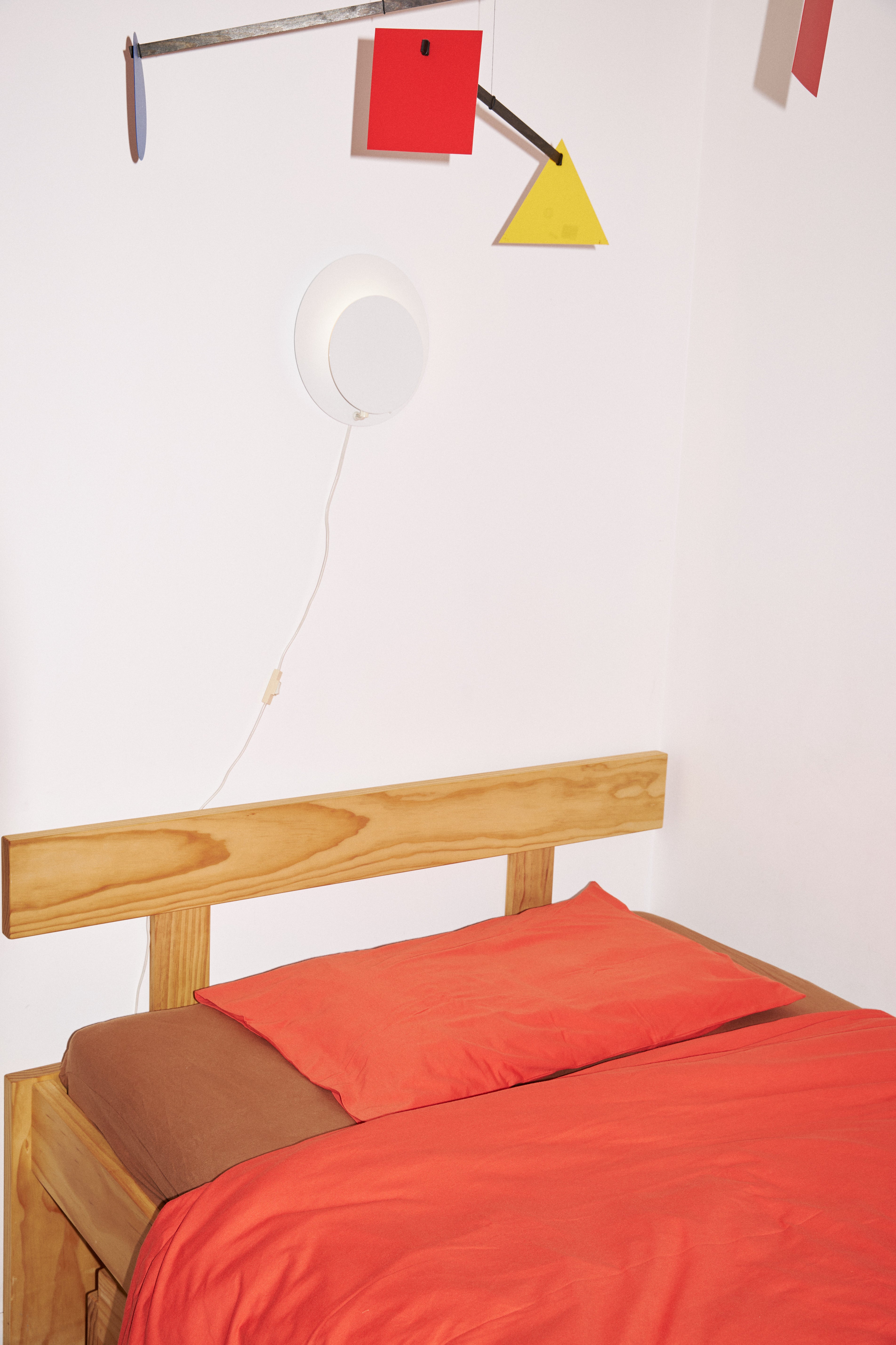 Passata Red Organic Cotton Jersey Duvet Cover | Dehei Bedding